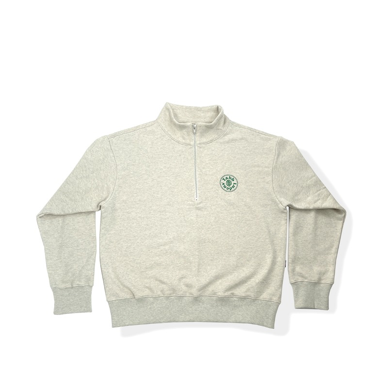 탭루덴스 TABB Logo Half Zip-Sweatshirt_Oatmeal - 위시버킷