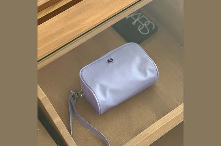 무쿠앤에보니 [무쿠앤에보니] Candy Strap Pouch_Lavender - 위시버킷