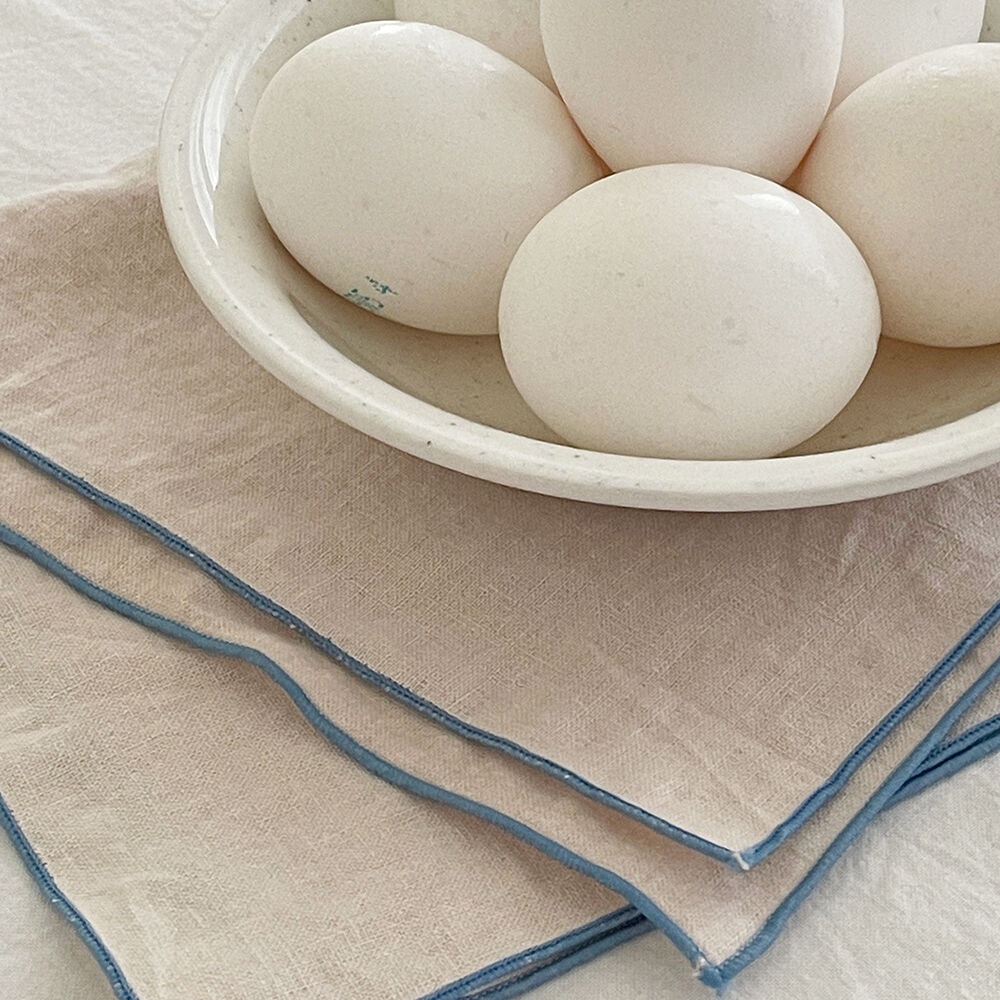 레몬 베이스볼 리빙클럽 Linen Kitchen Cloth - 위시버킷