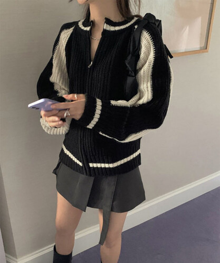 오큐페 포스터 베이스 집업 가디건 (2col) poster - 위시버킷