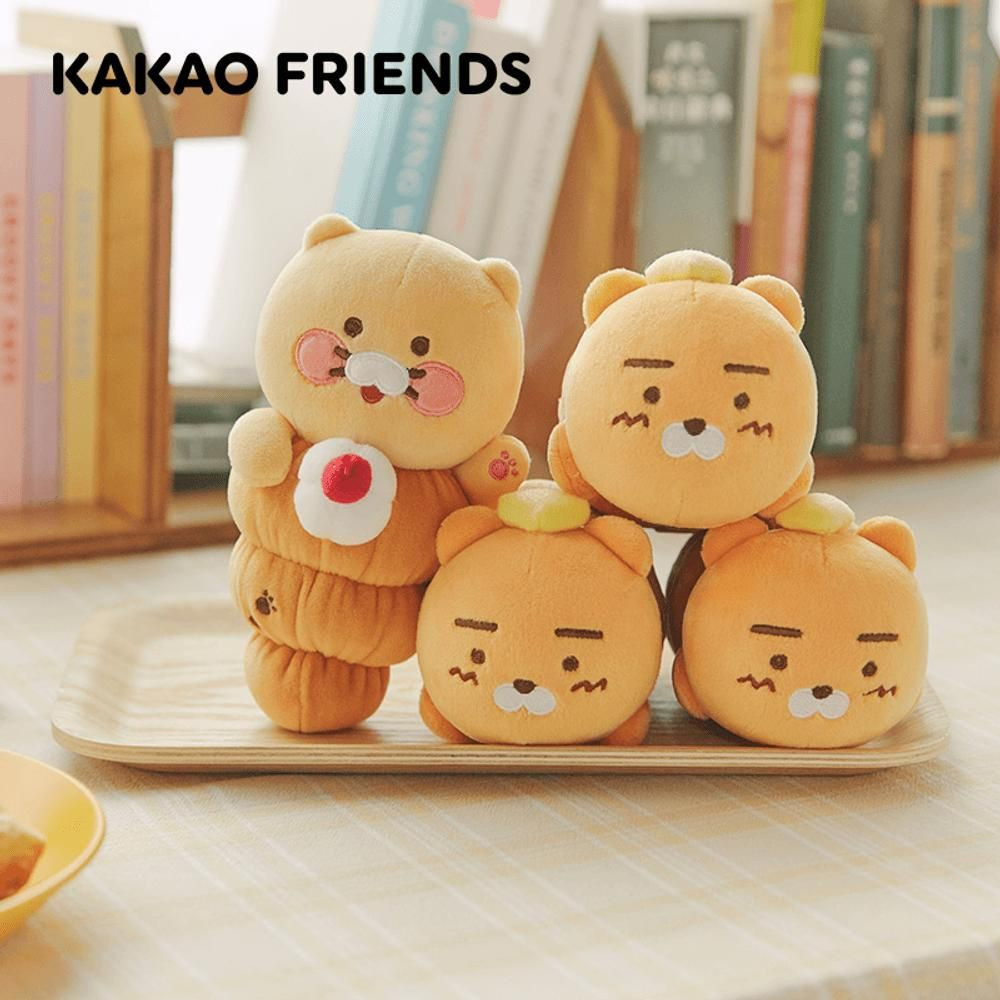카카오프렌즈 카카오프렌즈 라이언 춘식이 소라빵 인형 피규어 - 위시버킷