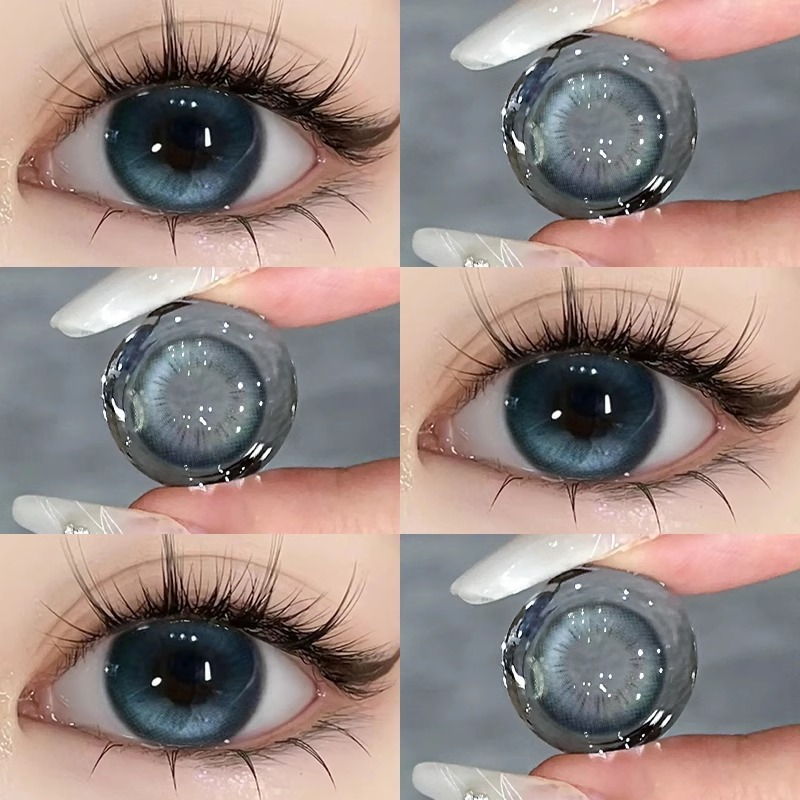 미코렌즈 Invert Aurora Blue 14.5mm Contact Lenses(1 day wear) - 위시버킷