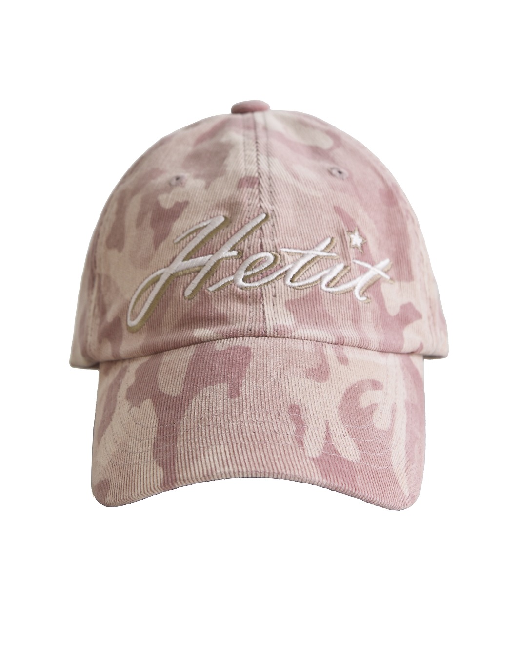 헤티 Camouflage Corduroy Ball Cap (Pink) - 위시버킷