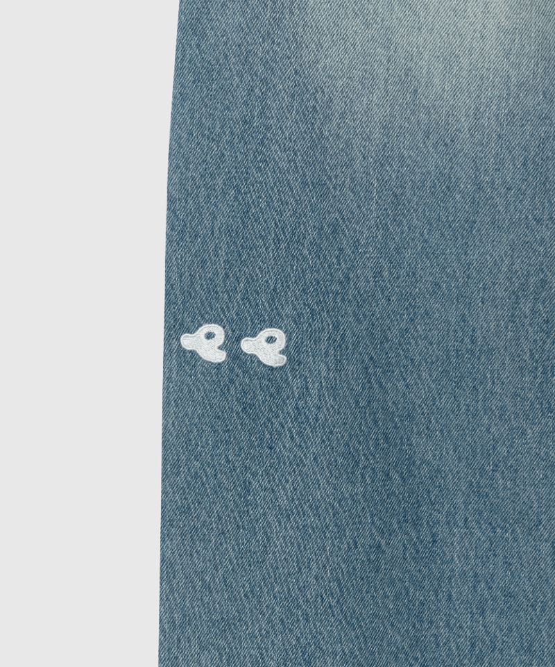니히 [PRE-ORDER] WASHED WIDE DENIM PANTS - 위시버킷