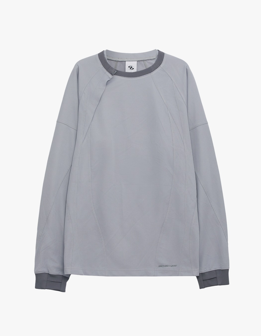 산산기어 24FW Placket Long Sleeves - Grey - 위시버킷