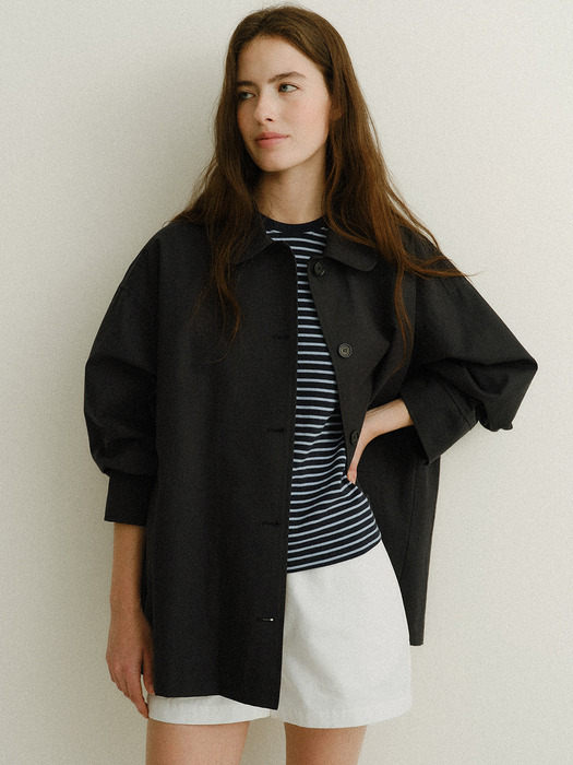 lenil Margot Jacket (Navy) - 위시버킷