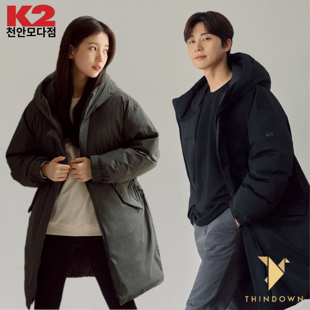 케이투 K2 수지 박서준 남성 여성 롱패딩 씬에어 바이브 야상 구스 다운 커플 TVCF 광고 - 위시버킷