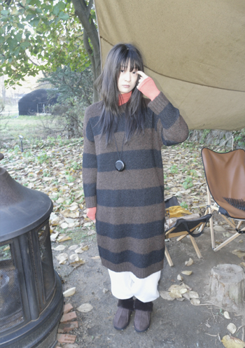 에프터먼데이 kohi stripe knit ops (2c) - 위시버킷