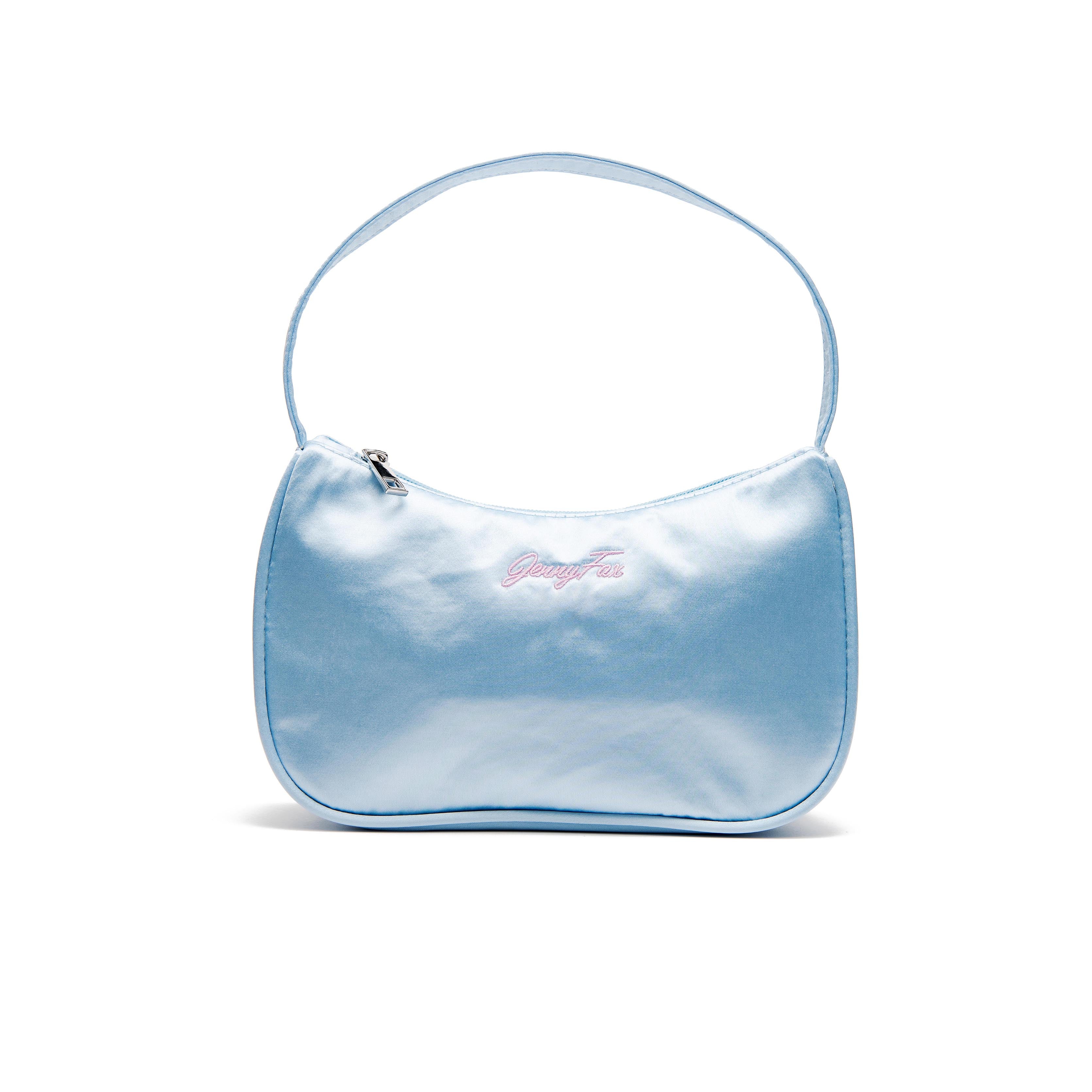 JENNYFAX mini bag Blue mini - Blue mini (cry baby heart 刺繍なし) - 위시버킷