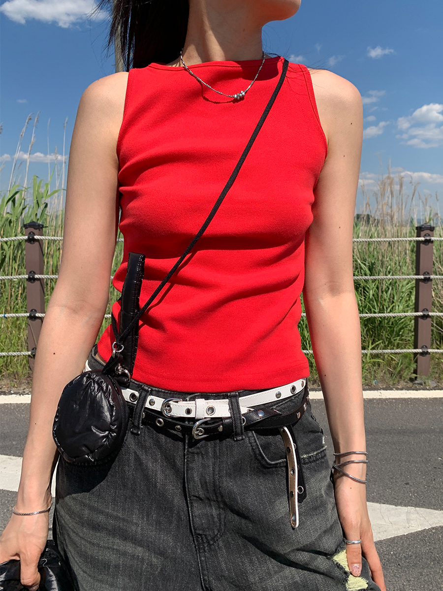 페인티드우드 Must sleeveless (5color) - 위시버킷