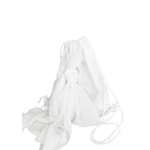 스큅 Angel chiffon string backpack (2colors) - 위시버킷