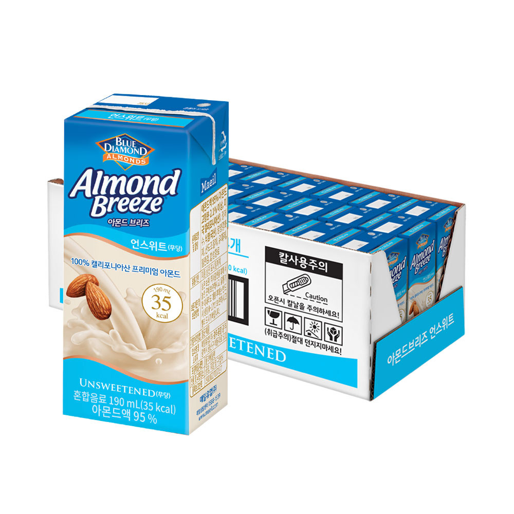 아몬드브리즈 아몬드브리즈 언스위트 190ml 24팩 위시버킷