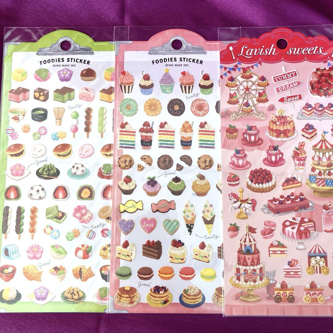 마인드웨이브 マインドウェイブ FOODIES STICKER lavish sweets - 위시버킷