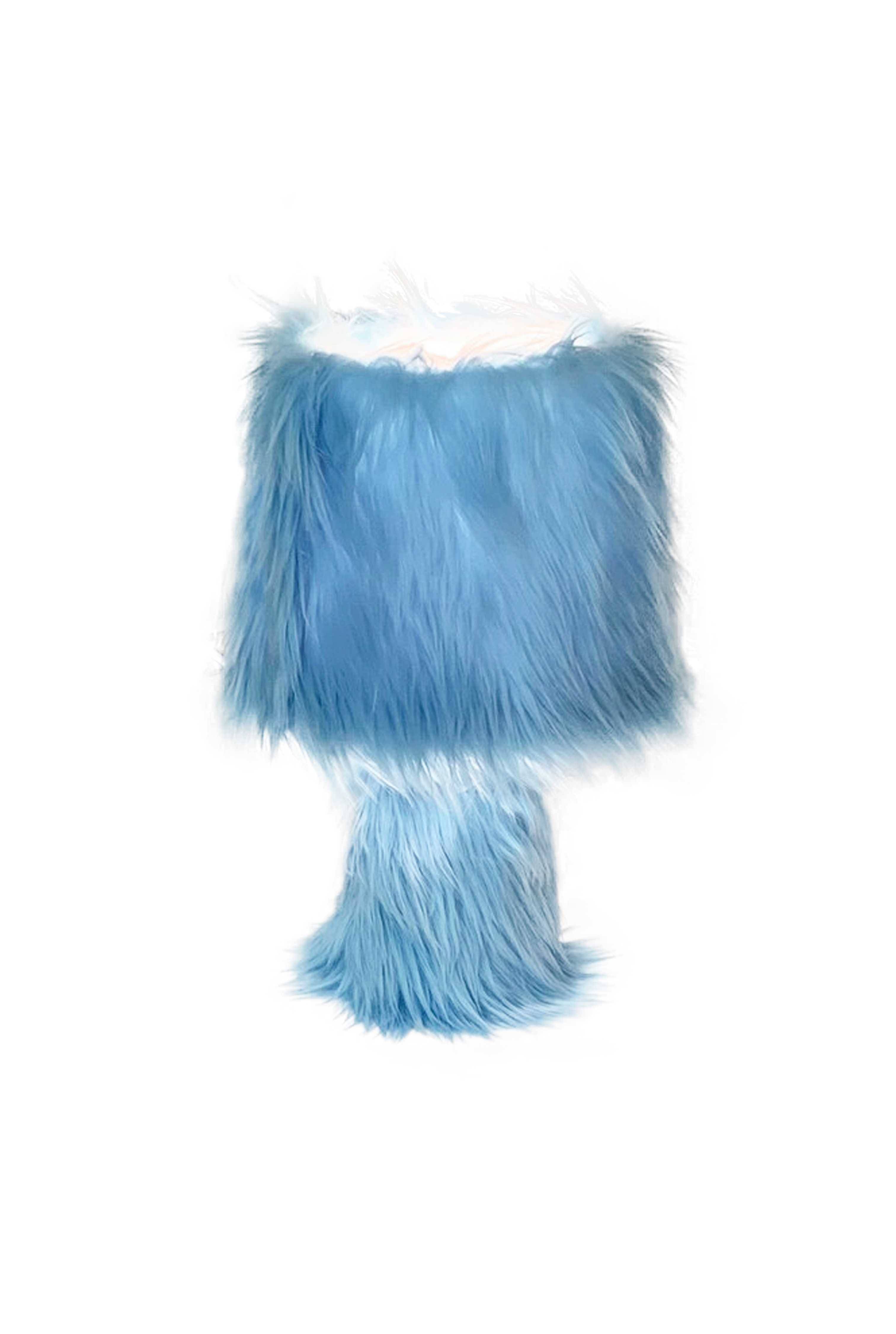 포식스먼스 furry lamp (sky blue) - 위시버킷