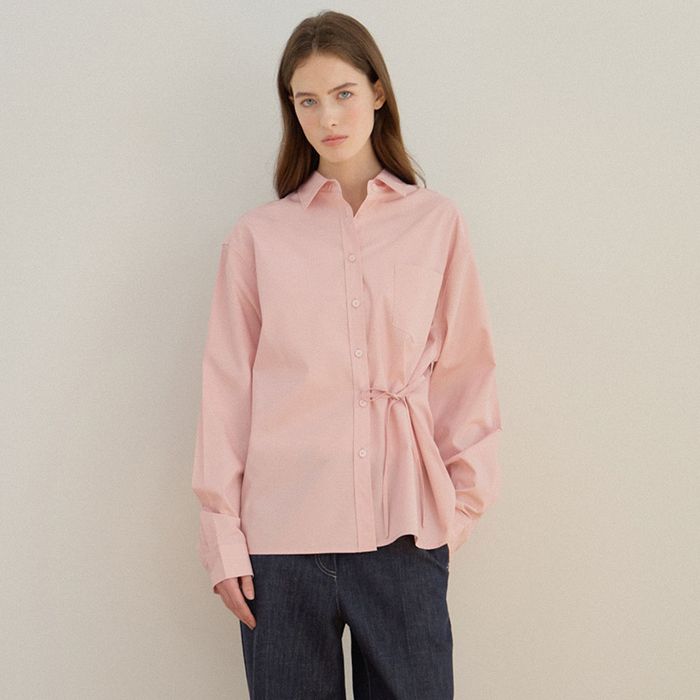 샤드라마 WRAP STRING SHIRT [PINK] - 위시버킷