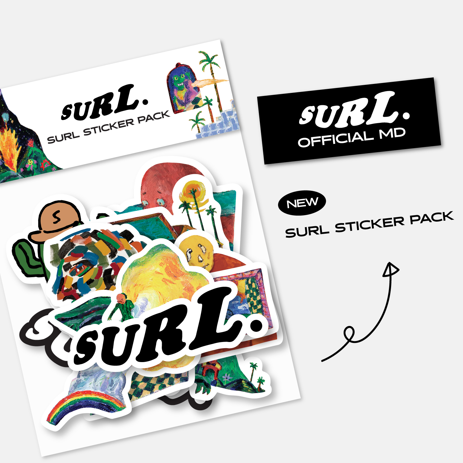 설 SURL (설) 스티커 팩 | SURL Sticker Pack - 위시버킷