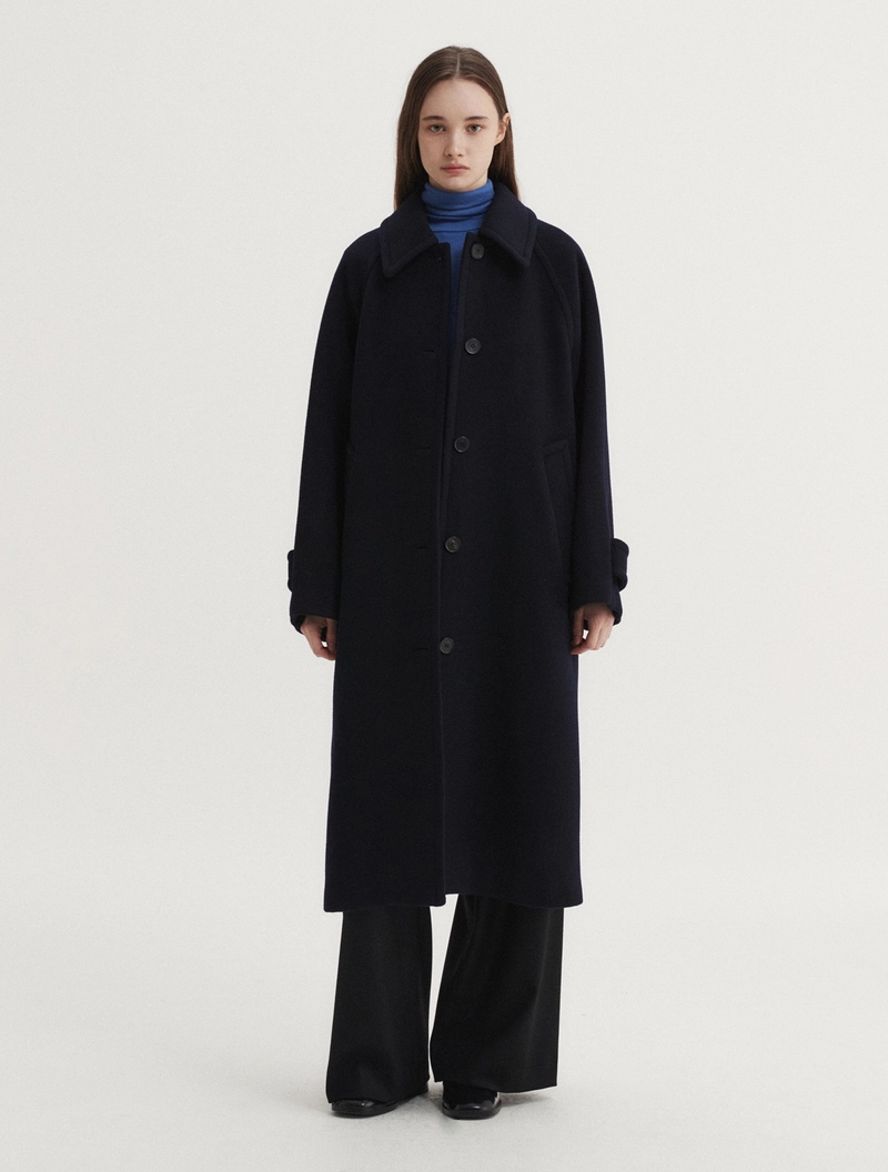 이아 EAAH - Wren Coat (Navy) - 위시버킷