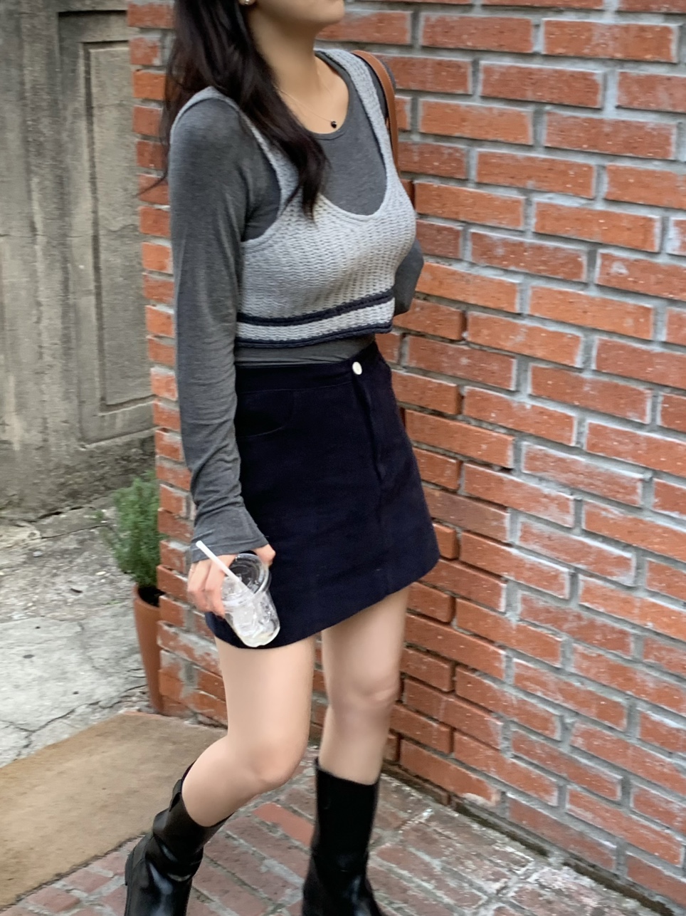 인어로브 (S당일) riette 리에뜨 모어 스커트 (2color) 코듀로이 미니스커트 골덴 - 위시버킷