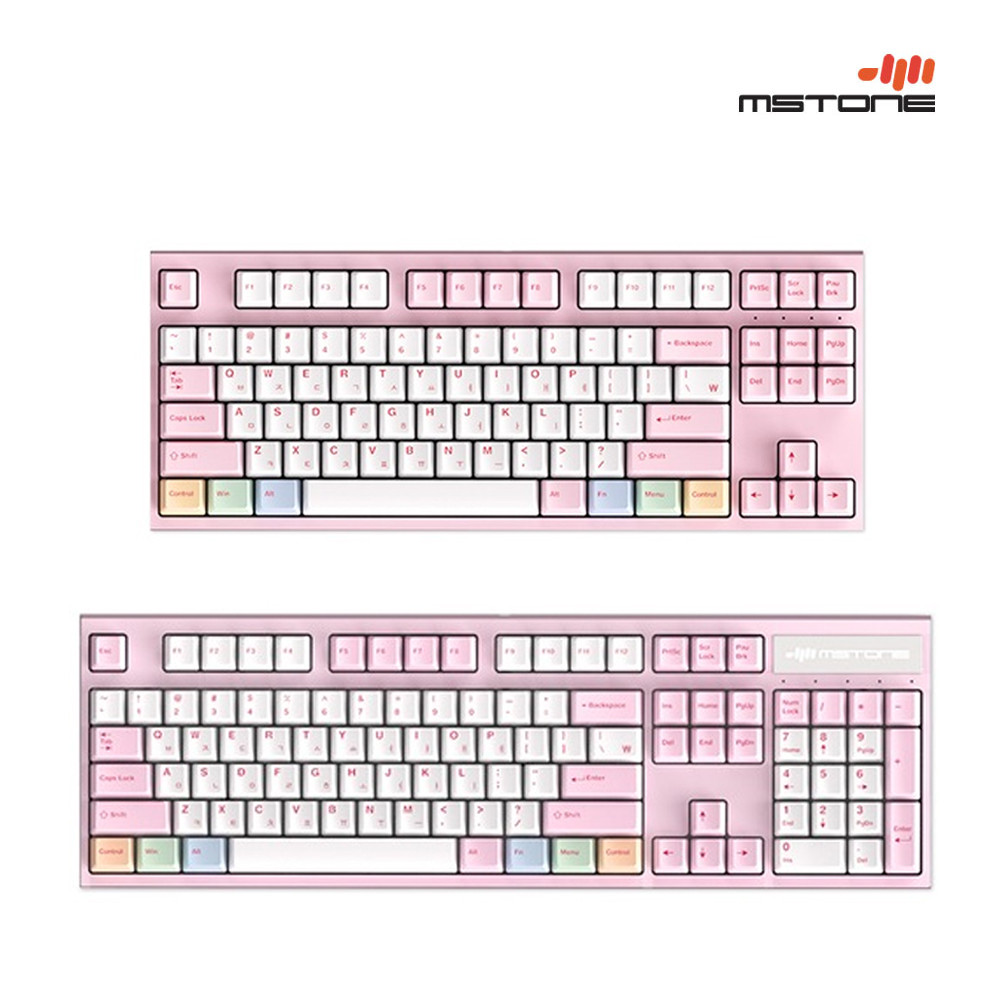 엠스톤 엠스톤 그루브 T87A 풀윤활 키보드 87키(텐키리스) 클라리온P 갈축(35g) (정품) - 위시버킷