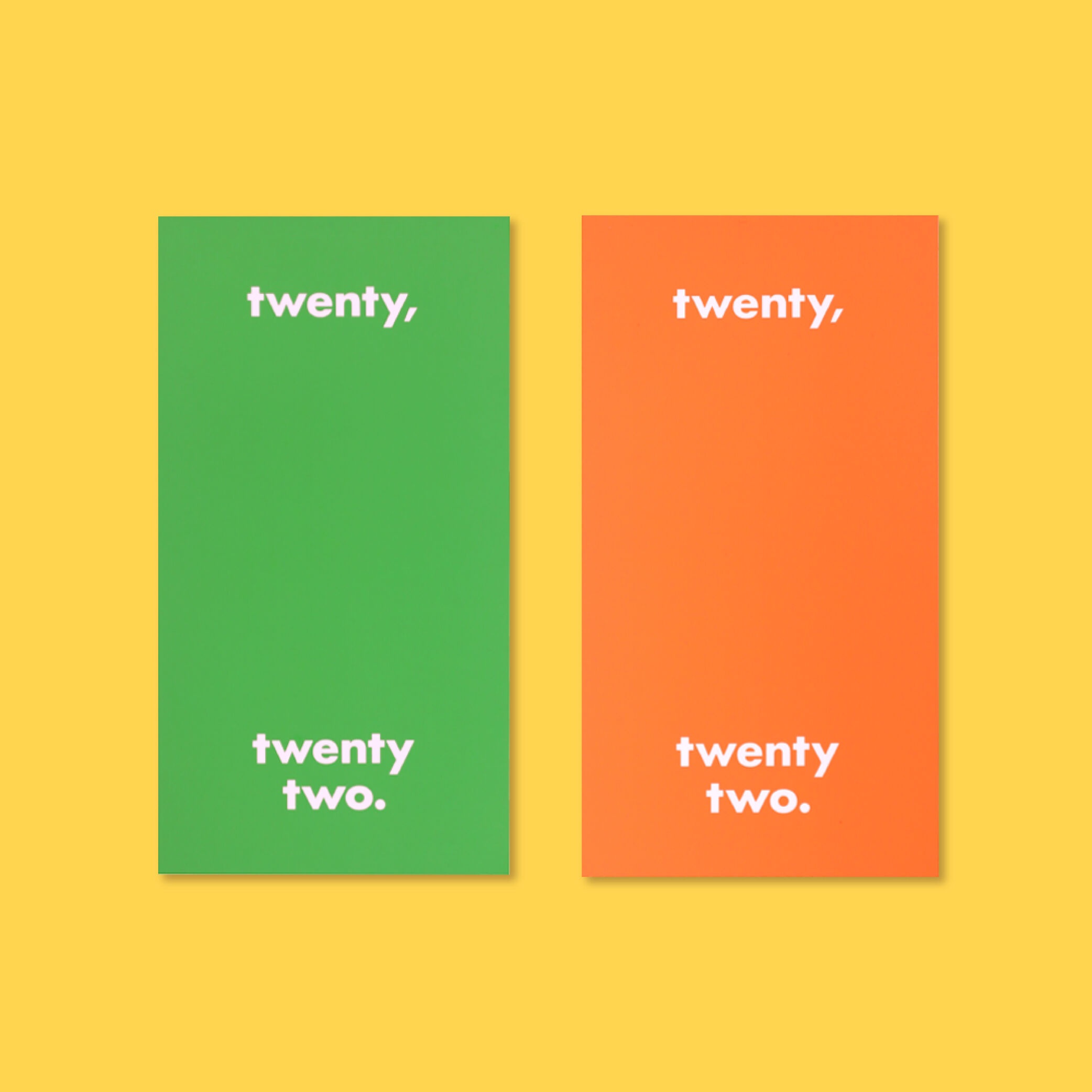 오롤리데이 [날짜형] twenty,twenty two._2022_mini - 위시버킷