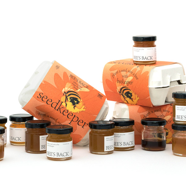 씨드키퍼 [ 어반비즈서울 X 씨드키퍼 ] 배부른 꿀벌 씨앗키트 BEE'S BACK - 위시버킷