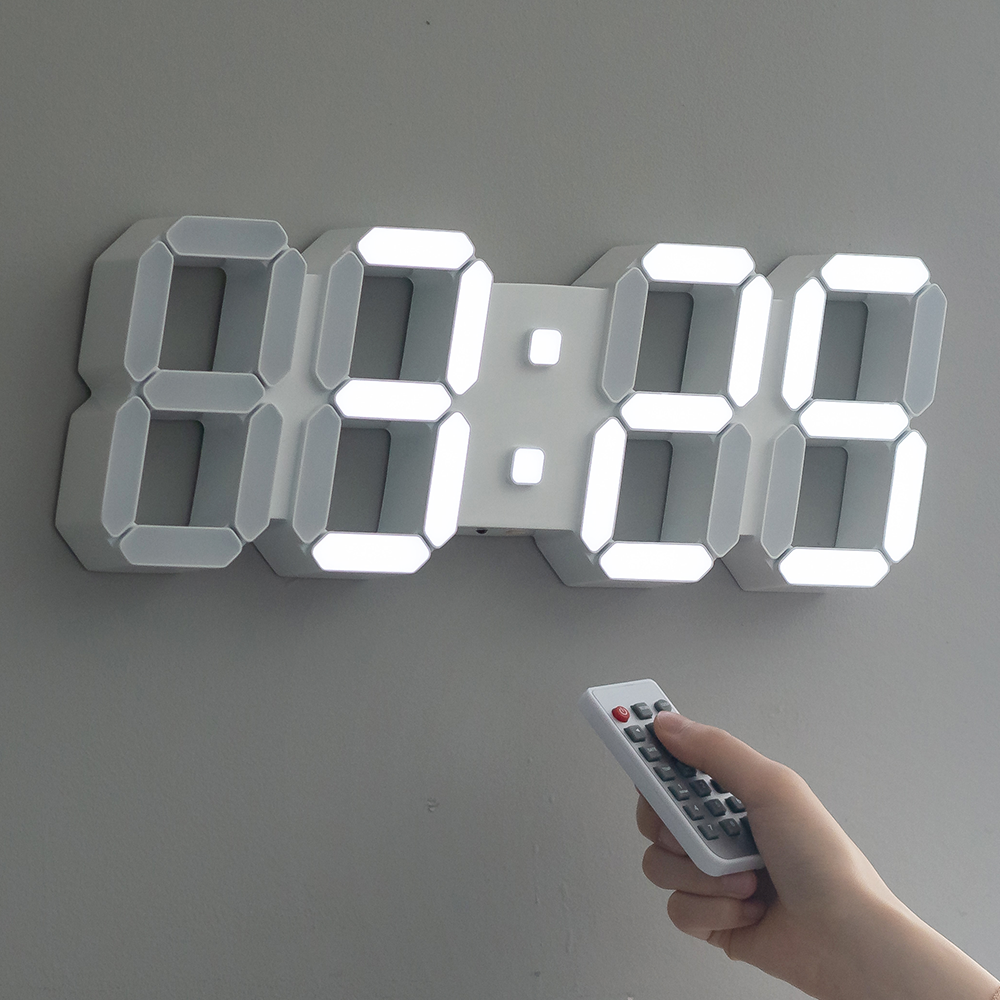 플라이토 플라이토 코드리스 무선 인테리어 3D LED 벽시계 38cm / 포토사은품 - 위시버킷