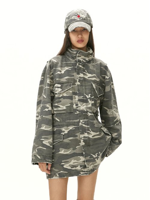 모어댄파라다이스 M65 CAMO JACKET - BEIGE - 위시버킷