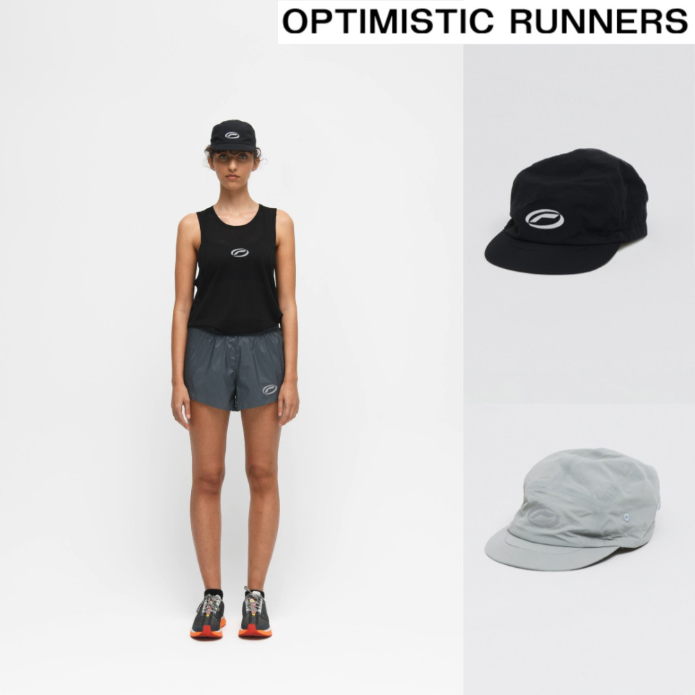 옵티미스틱 러너스 옵티미스틱러너스 OPTIMISTIC RUNNERS 심블 경량 나이론 달리기 런닝 모자 - 위시버킷