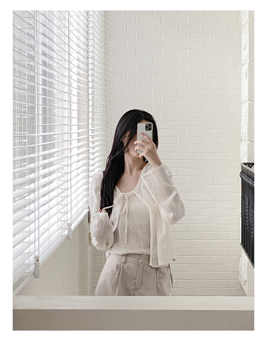 유유알 [2p set] 소프트 스트랩 가디건 / 슬리브리스 - 위시버킷