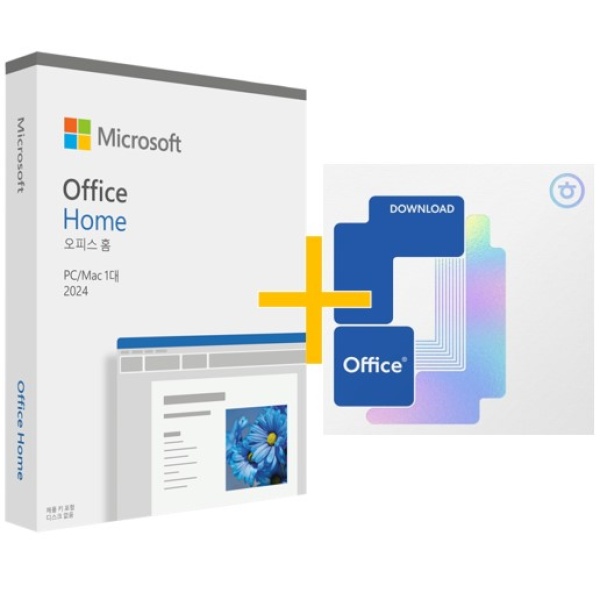 마이크로소프트 [마이크로소프트] ★결합할인★ MS Office Home 2024 ESD [가정용] + 한컴오피스 2024 ESD ...