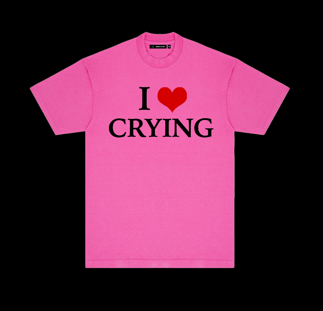 카우보이오브해빗 PRE ORDER I LOVE CRYING TEE - XS - 위시버킷