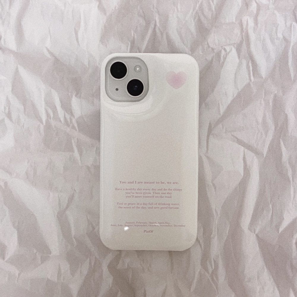 핀오브 [Soap phone case] PinOf pink heart - 위시버킷
