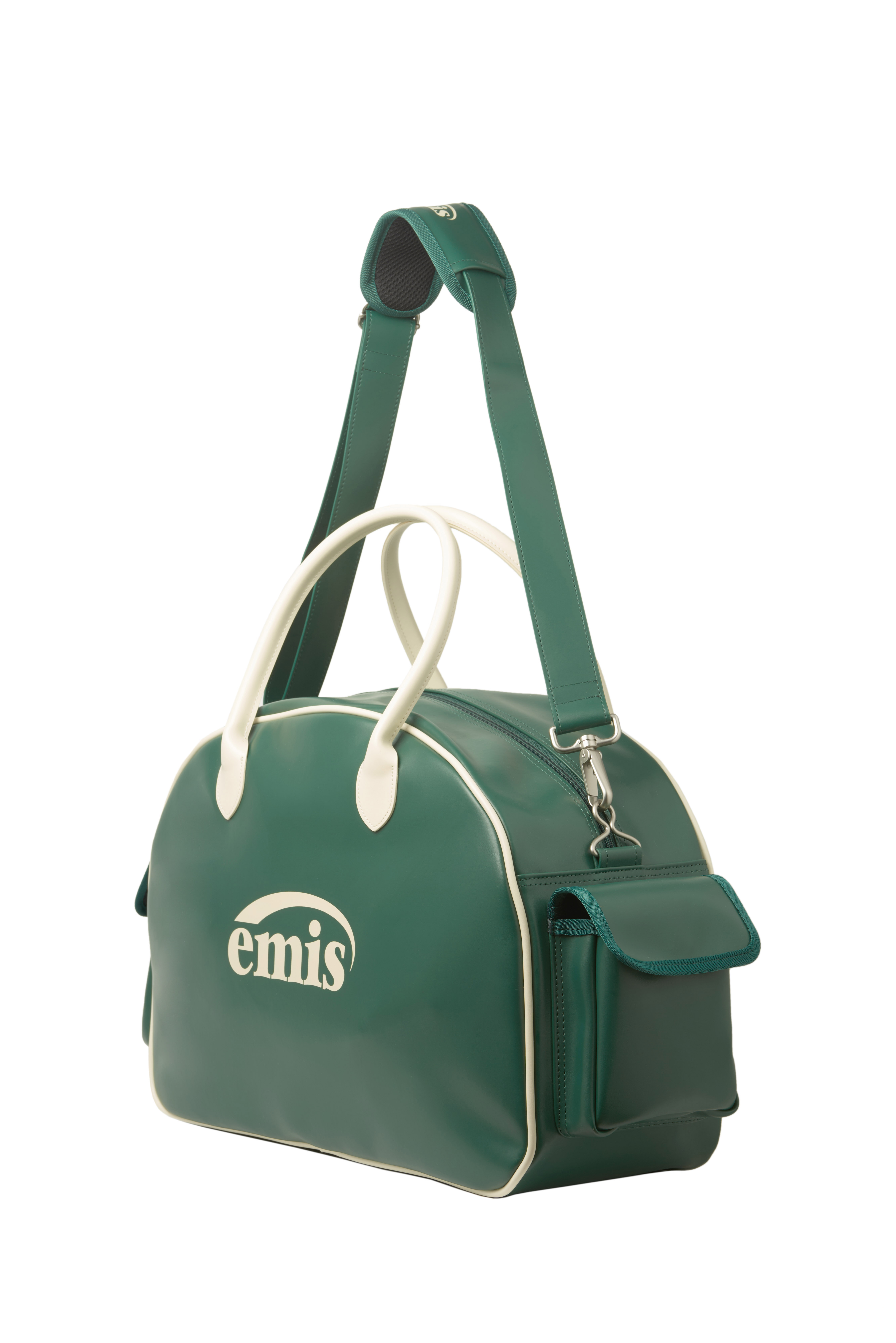 이미스 NEW LOGO BOSTON BAG-DEEP GREEN - 위시버킷
