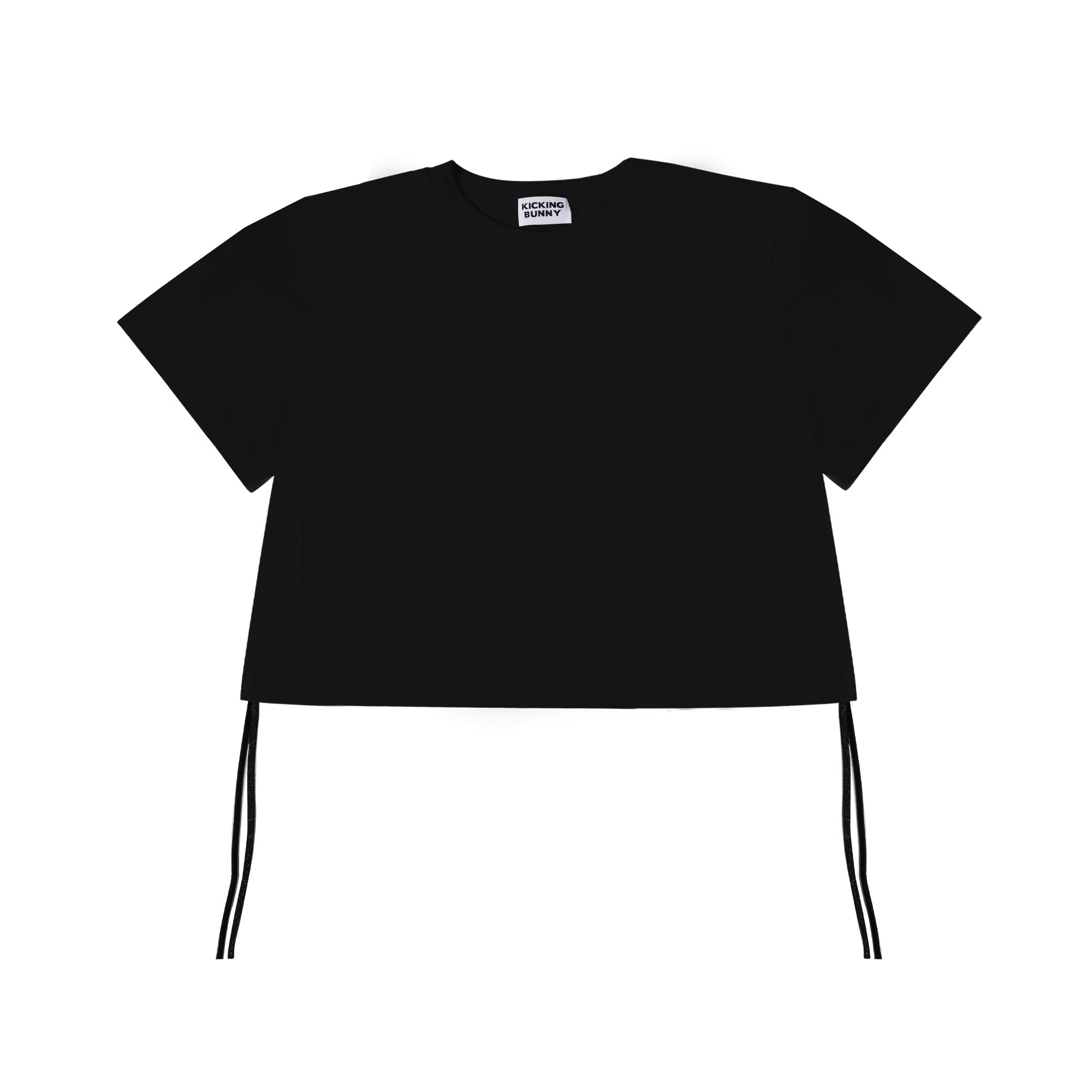 키킹버니 Bunny String T-shirt [Black] - 위시버킷