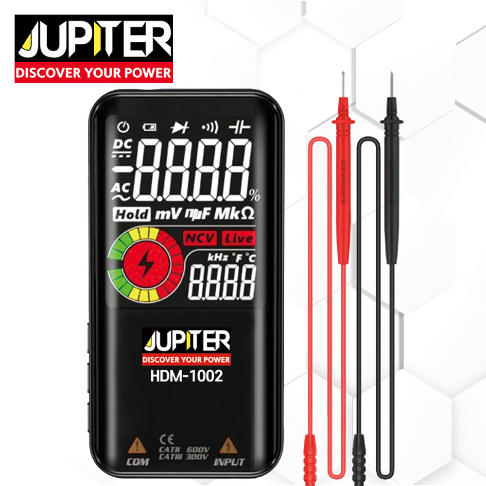 주피터 JUPITER 주피터 멀티 테스터기 검전기 비접촉 듀얼 공구 2in1 HDM-1002 - 위시버킷