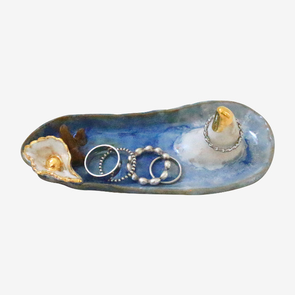 찹스틱스 aa_ceramic studio | Seashell jewelry tray - 위시버킷
