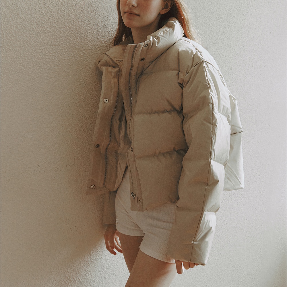 오브이티유 Minimal Duckdown Short Padding - 위시버킷