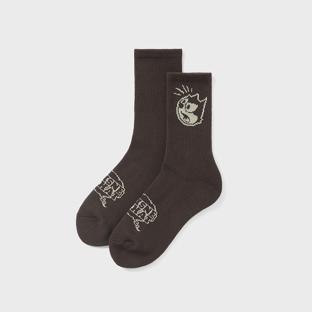 디스이즈네버댓 Felix Socks Brown - 위시버킷