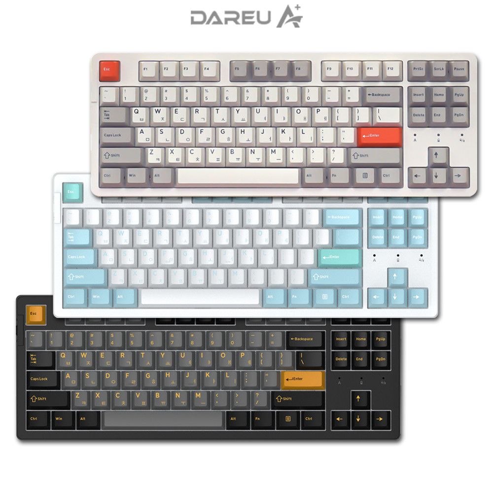 다얼유 다얼유 A87 Pro 블루투스 무선 유선 지원 기계식 키보드 스카이축 - 위시버킷