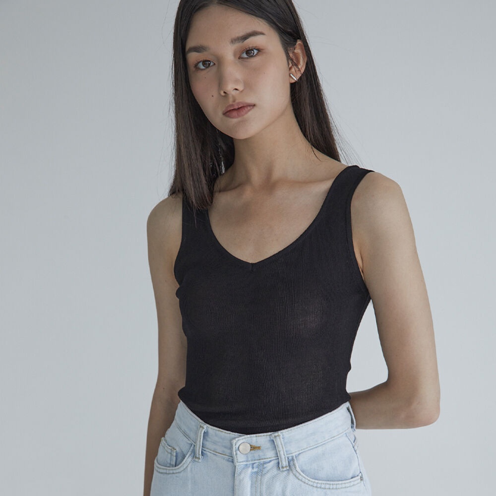 준바이준케이 Basic Sleeveless Knit - 위시버킷