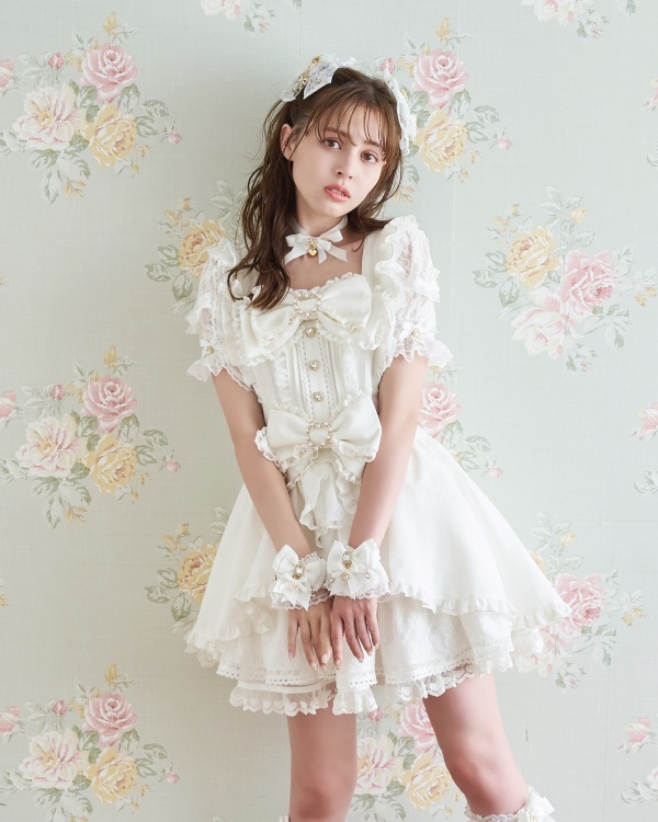 리즈리사 【PRE-ORDER】Front Cache-Coeur BIG Ribbon Setup - 위시버킷