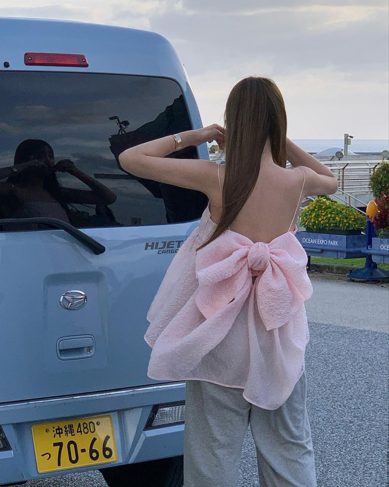 르마 RMAR [핑크S,M당일] outfit 아웃핏 프리미엄 세실 블라우스 - 위시버킷