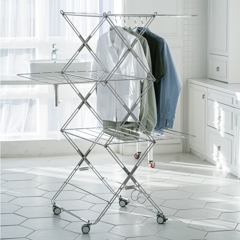 JVR JVR 시그니처 폴딩 슬라이드 올스텐 빨래건조대 - 위시버킷