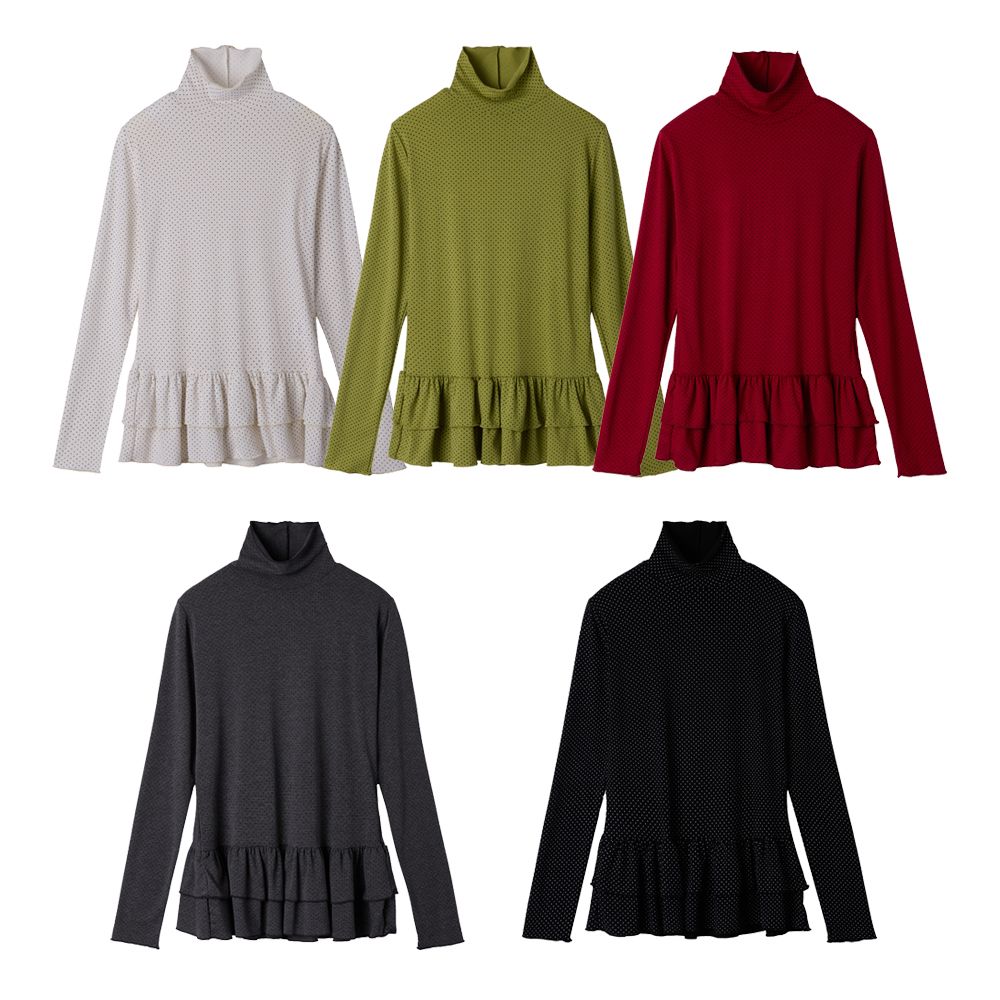 바니쉬먼트 [1차 01/20 2차 01/27 예약배송] Dot pola tee_5color - 위시버킷