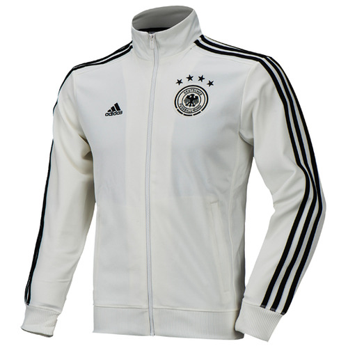 아디다스 [해외][Order] 16-17 Germany (DFB) 3 Stripe Track Top - White/Solid ...