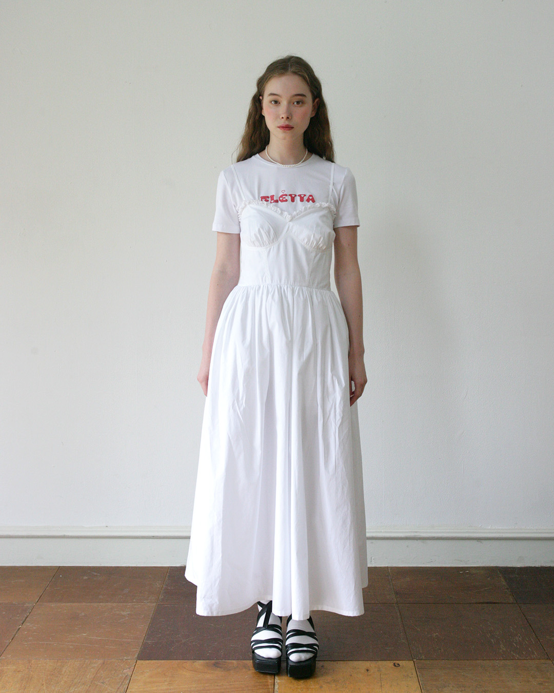 플레따 flétta dress 61 White - 위시버킷