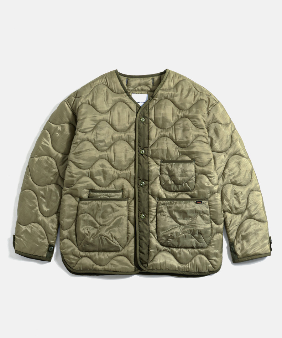 에스피오나지 M65 Quilted Liner Jacket Olive - 위시버킷