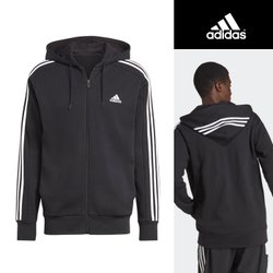 아디다스 아디다스 에센셜 3S 스트라이프 후드 집업(IC0433) - 위시버킷