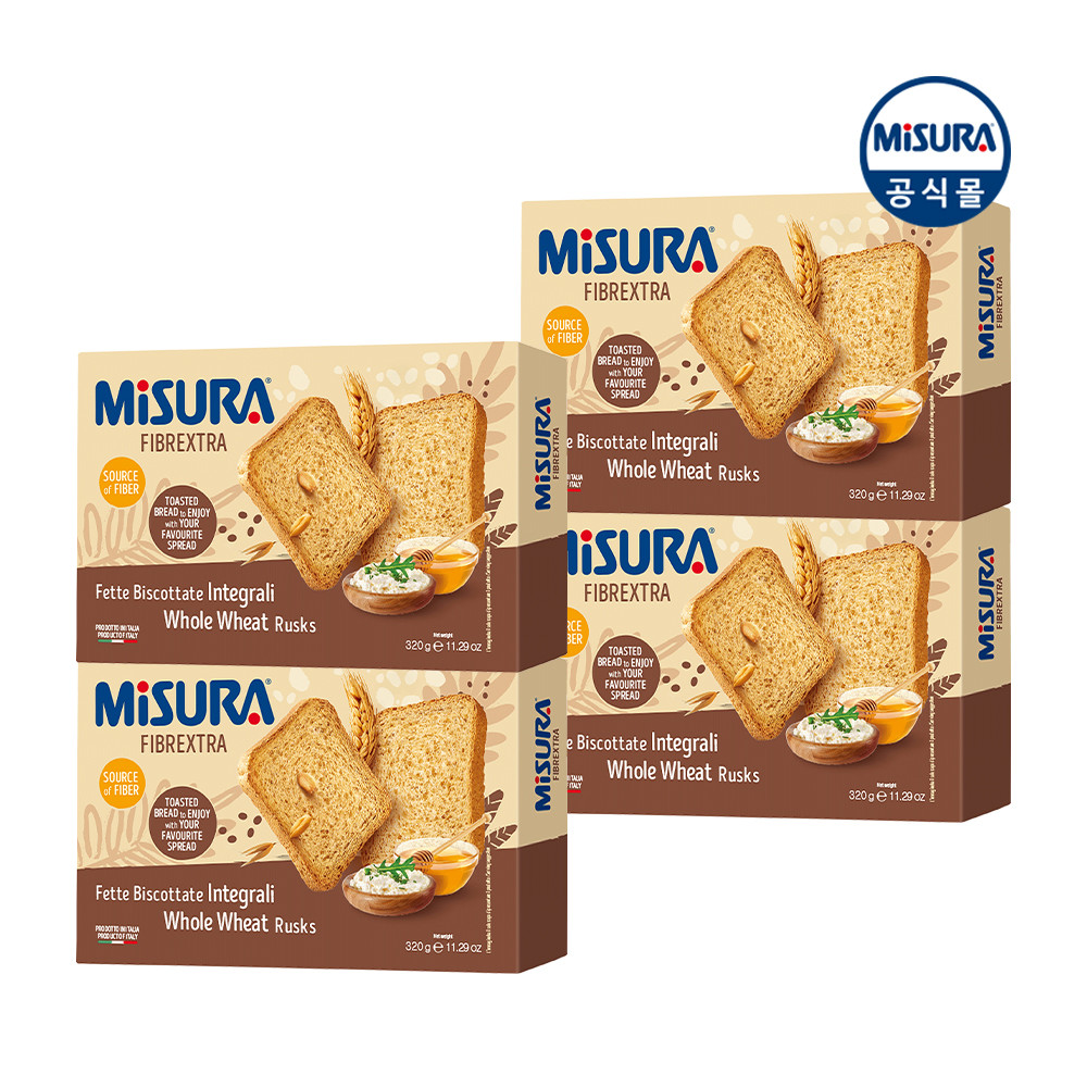 미주라 미주라 토스트비스켓 320g 2입+2입 - 위시버킷