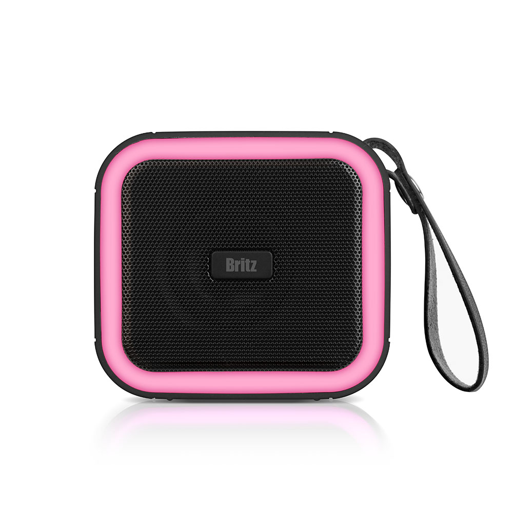 브리츠 "어디서든 고출력 사운드" LED 무선 블루투스 스피커 휴대용 생활방수 BZ-MV100 - 위시버킷